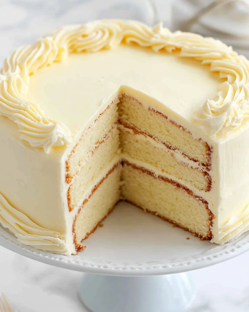 Homemade Vanilla Cake – Soft, Moist & Easy to Make